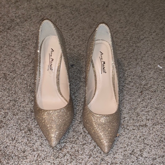 Anne Michelle | Shoes | Gold Never Been Worn Ann Michelle Heels | Poshmark